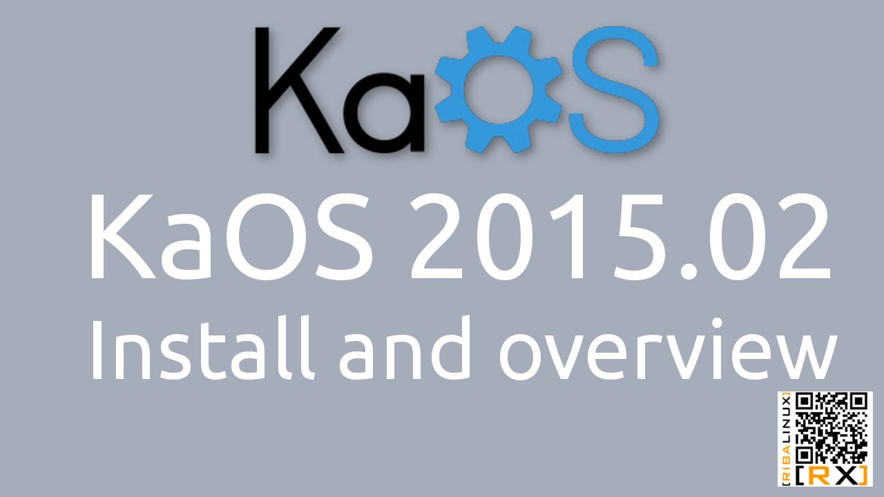 KaOS 2015.02 Install and overview | A lean KDE Distribution - YouTube