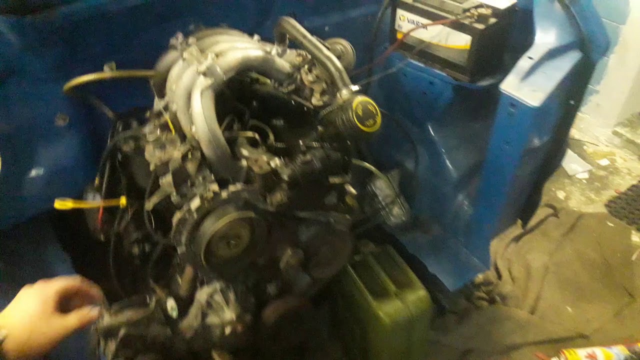 Ford Transit mk2 1983r 2.5Di 4HB banana engine - YouTube