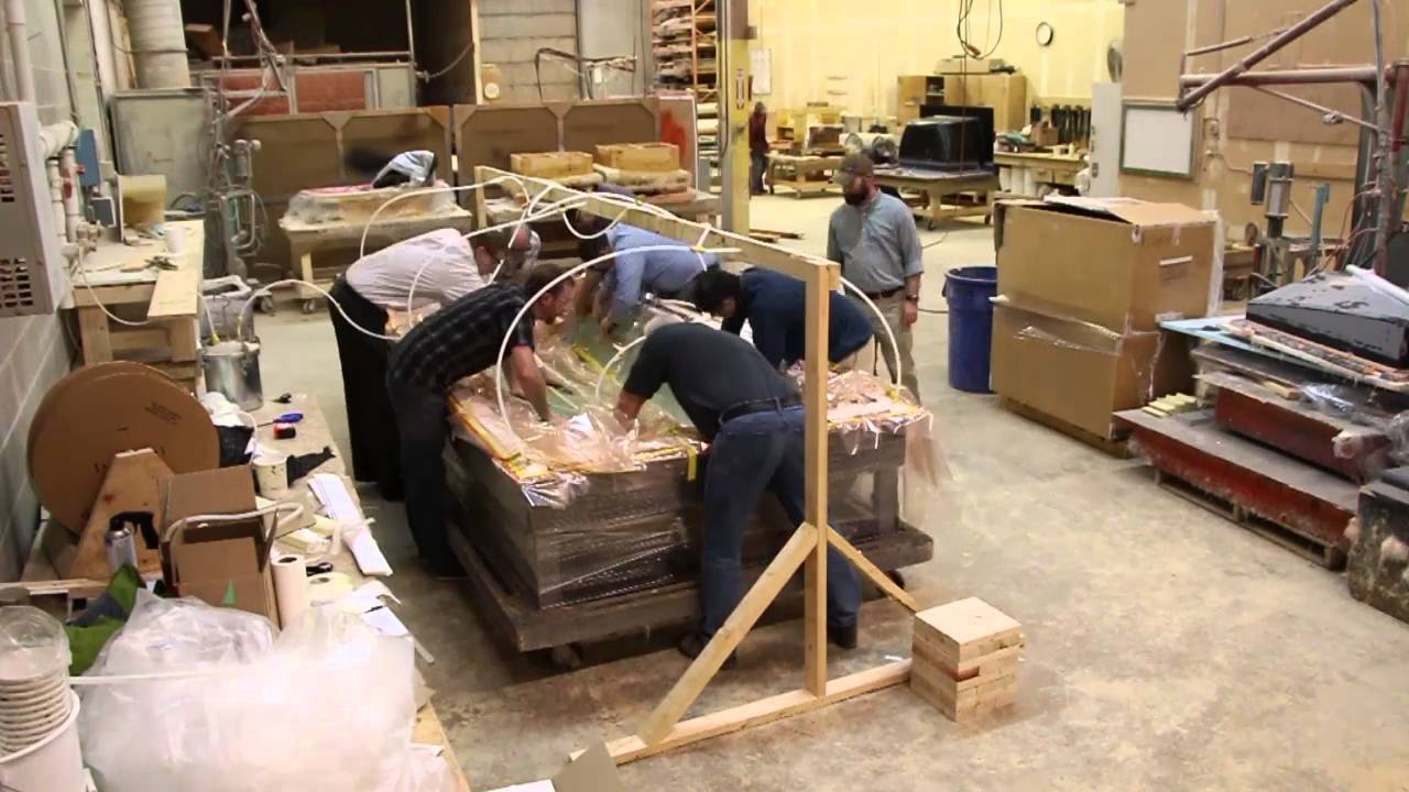 Recycled Carbon Fibre Part Layup and Infusion - YouTube