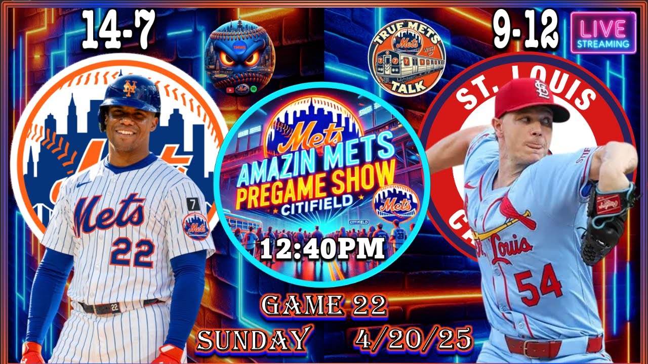 Mets PreGame Show | Game 22 | St. Louis Cardinals vs New York Mets ...