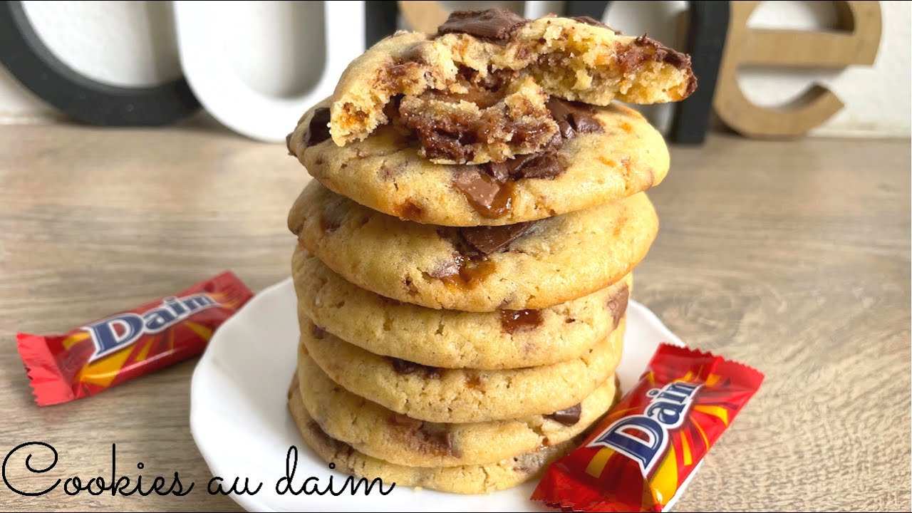 Cookies au Daim 🍪 - YouTube