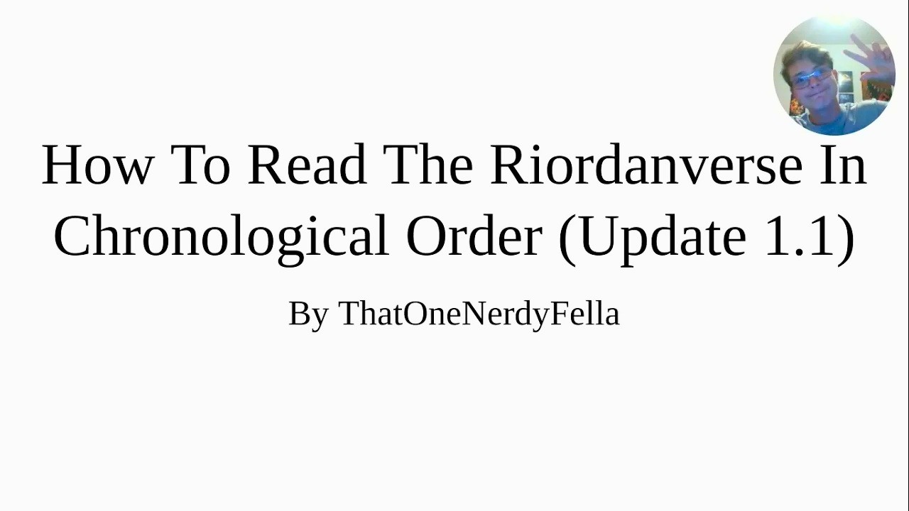 How To Read The Riordanverse In Chronological Order (Update 1.1) - YouTube