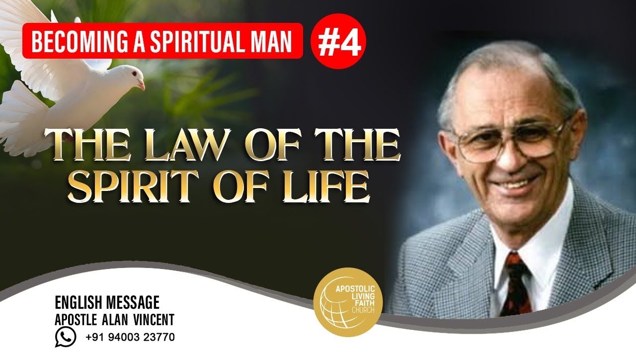 The Law Of The Spirit Of Life | Apostle Alan Vincent | ALFC - YouTube
