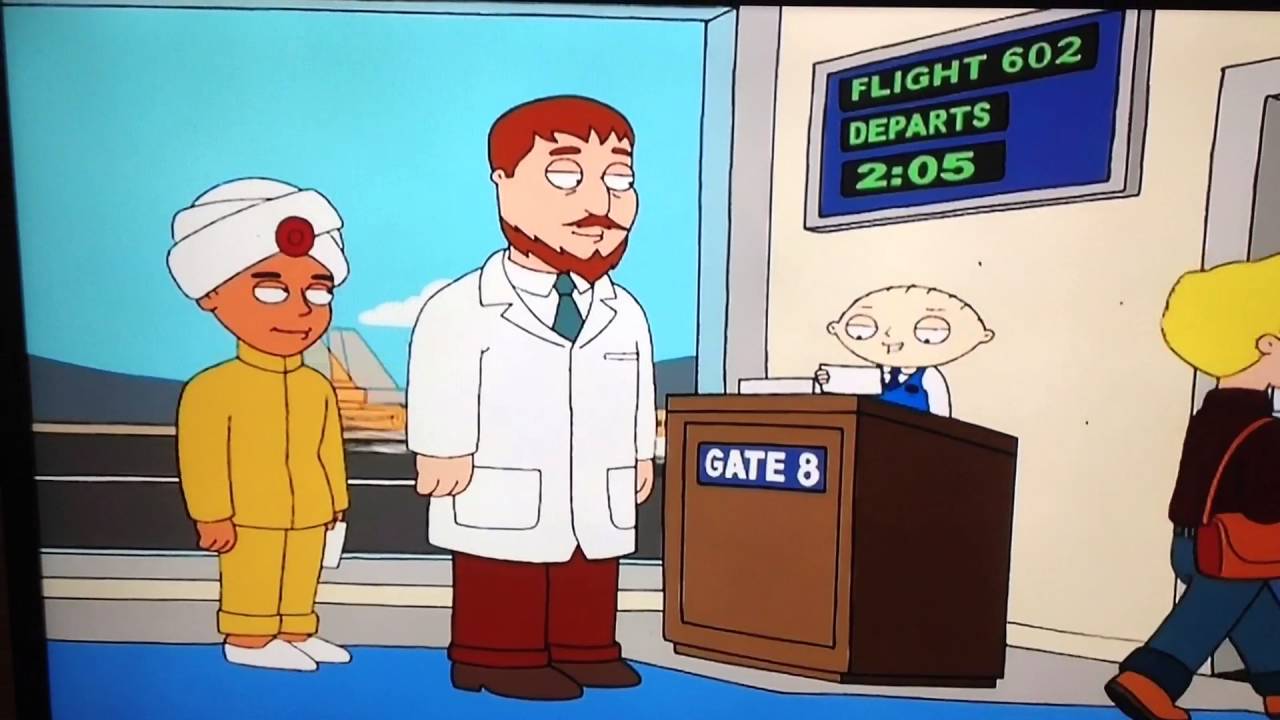Family guy - Stewie Griffin - Working for the airline - YouTube