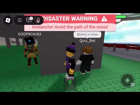 Brainrot Bot Encounter🤖 (Quiz_Bot) - Natural Disaster Survival | Roblox ...