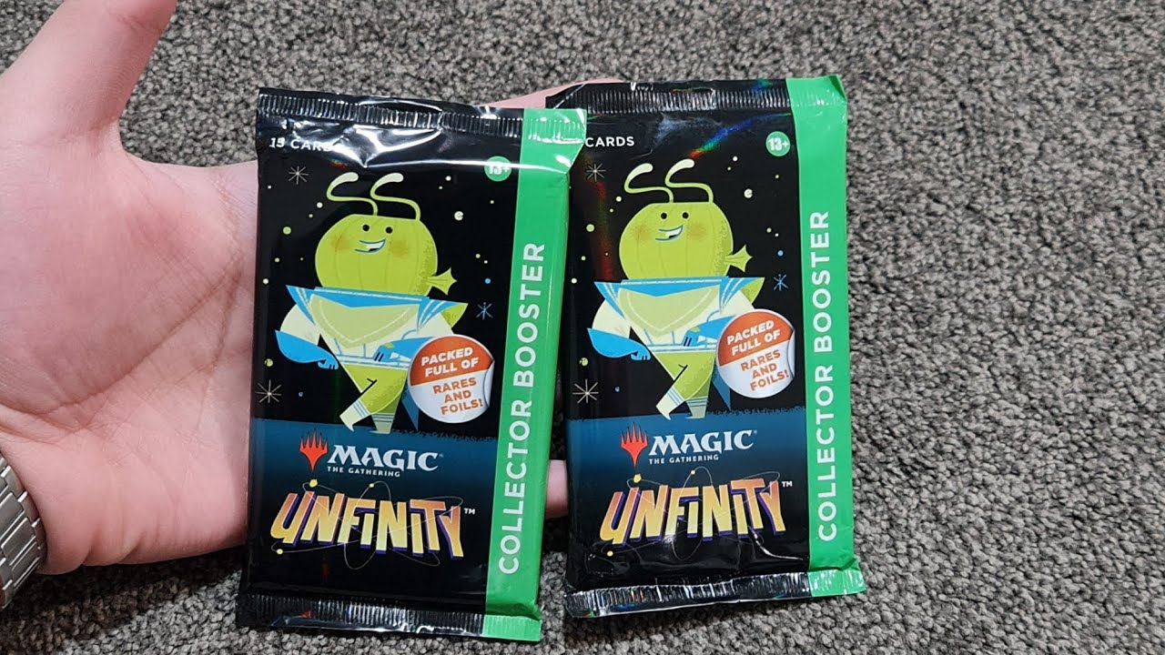 Opening 2 MTG unfinity collector booster packs. EPIC PULL! - YouTube
