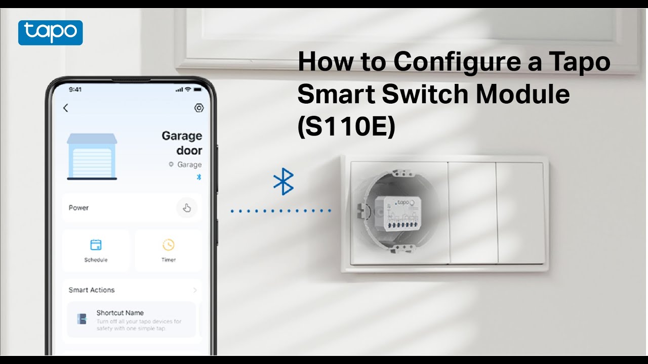 How to Configure a Tapo Smart Switch Module (S110E) - YouTube