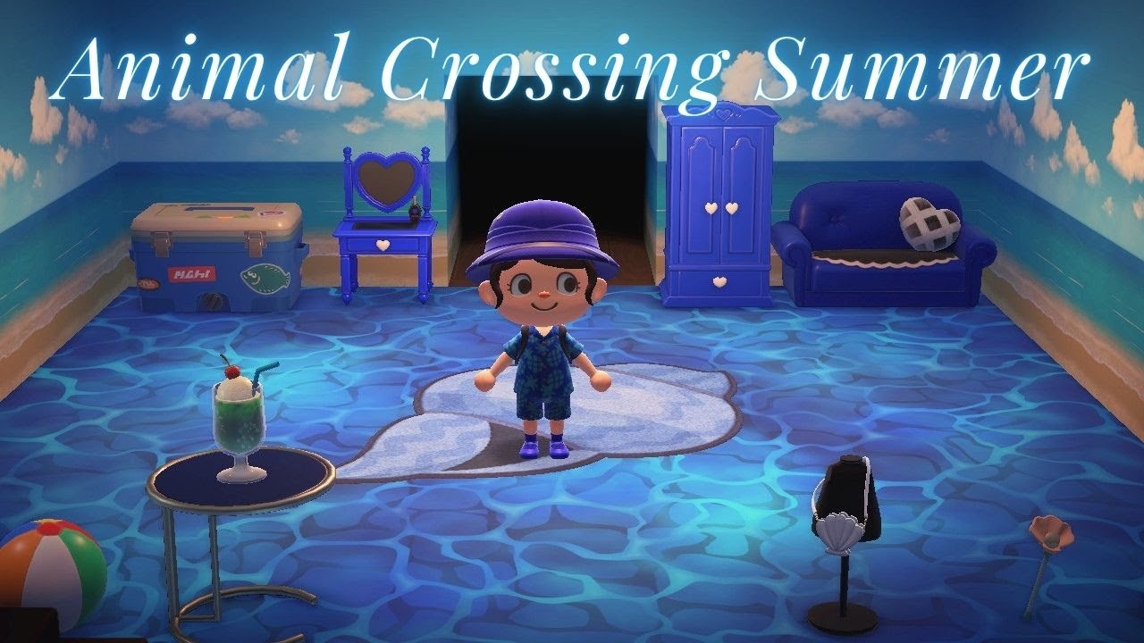 Animal Crossing Summer Season! All Summer Shell Recipes, Room Tour, and ...