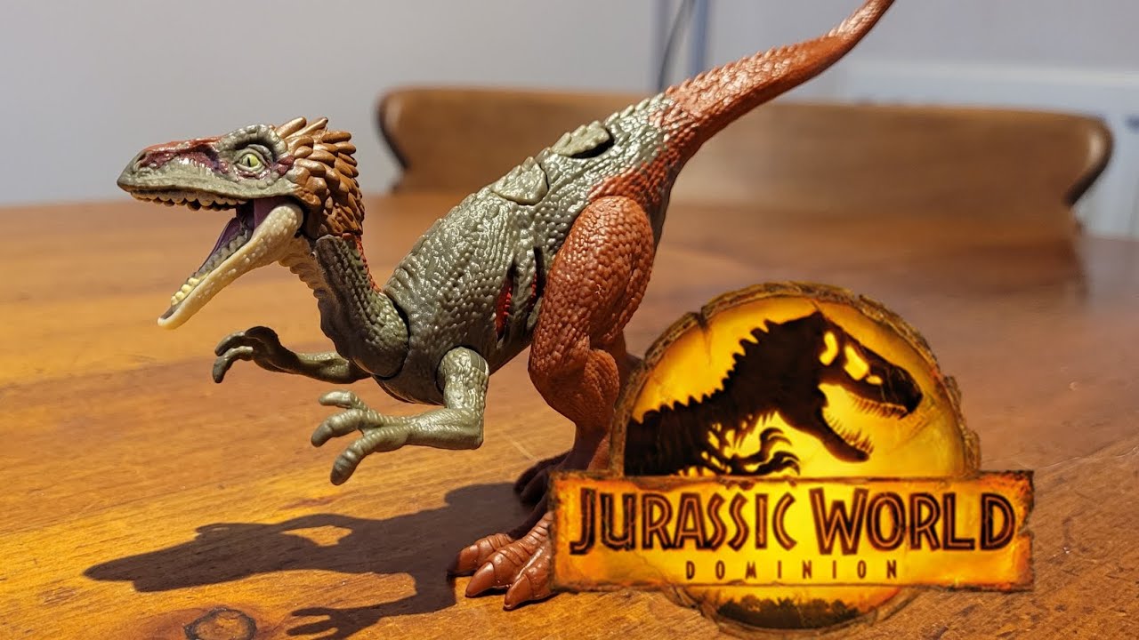 Jurassic World Dominion Extreme Damage Coelurus - Toy Review - YouTube