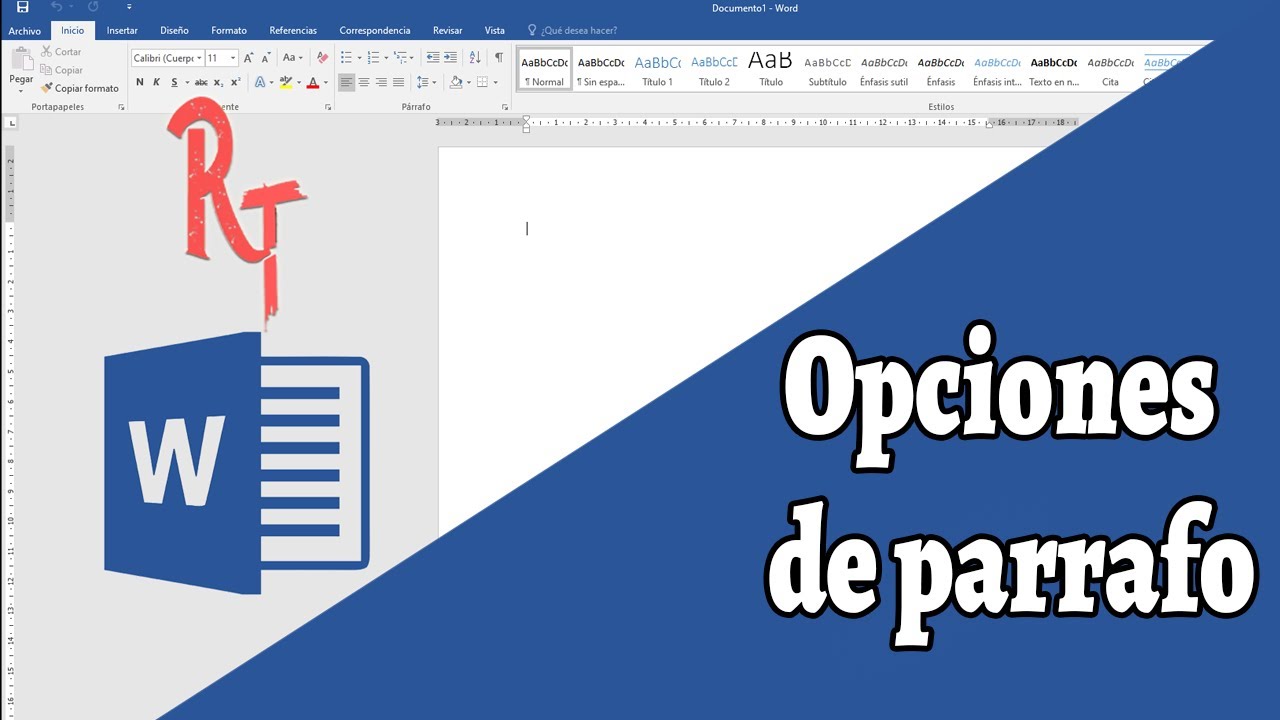 Opciones de Párrafo - Microsoft Word - YouTube