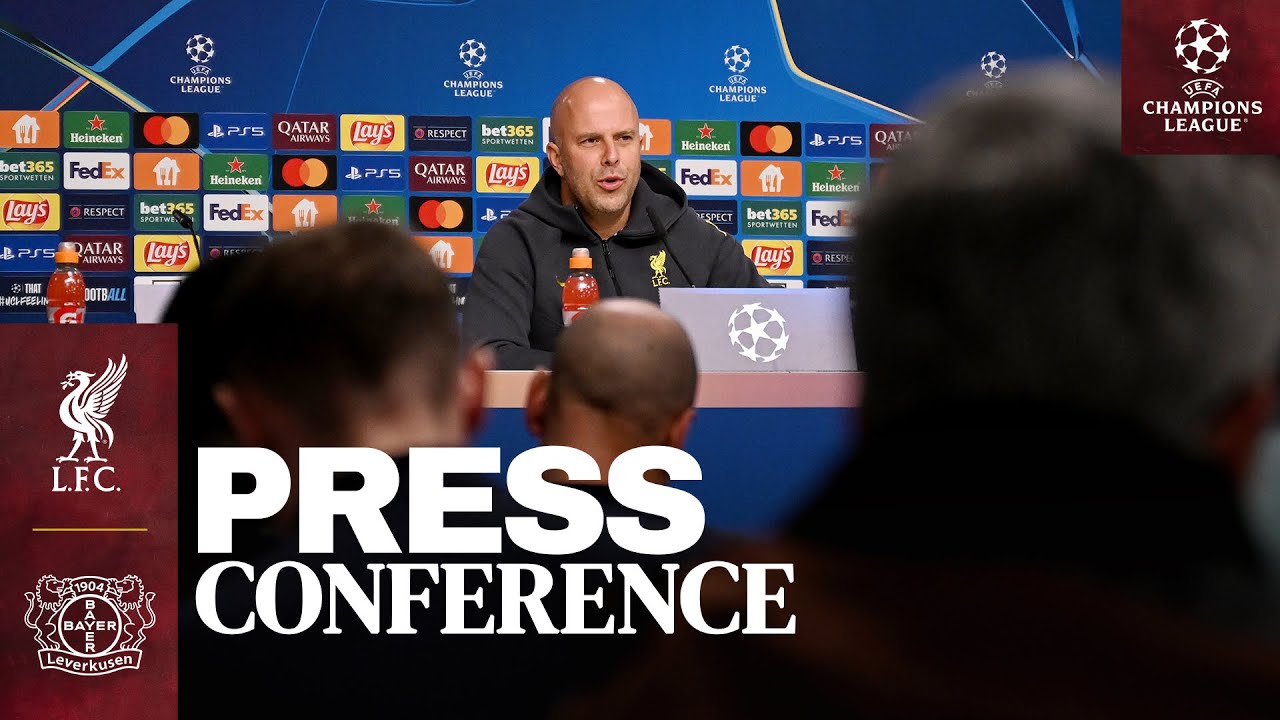 UEFA Champions League Press Conference | Liverpool vs Bayer Leverkusen ...