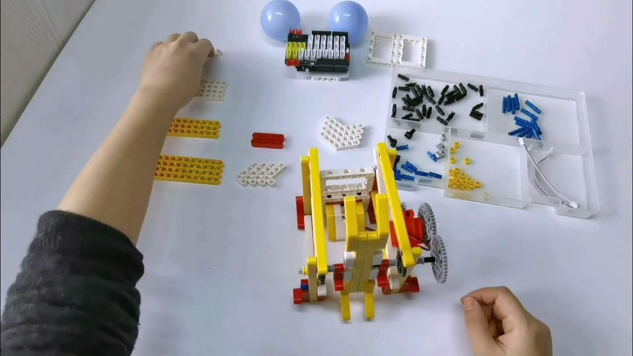 OSOYOO Building Block DIY Programming Kit for Arduino Lesson 4: Spinning Ball - YouTube