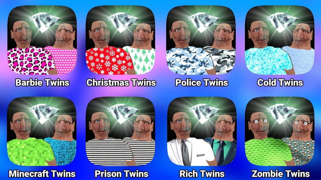 The Twins All Mods || Barbie Twins | Police Twins | Minecraft The Twins ...