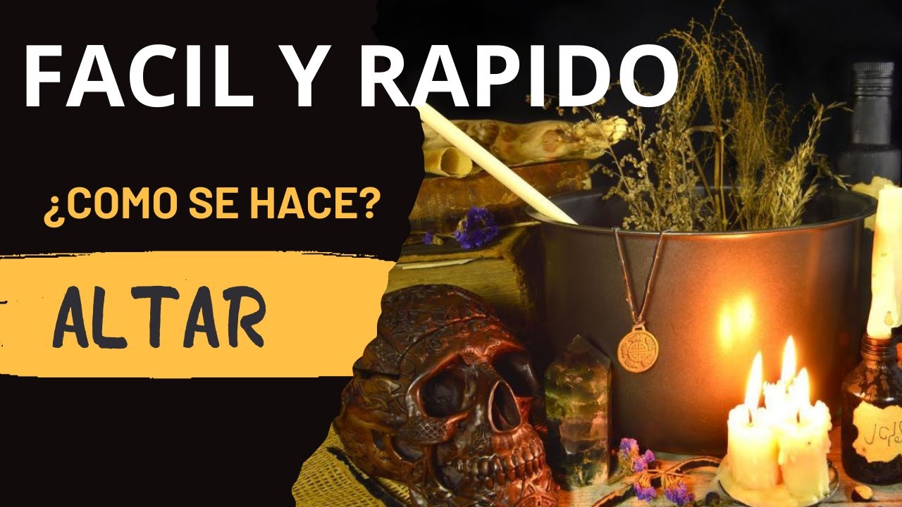 Como hacer un ALTAR MAGICO (FACIL Y RAPIDO) 🔥💧🌪🌱 4 ELEMENTOS - YouTube