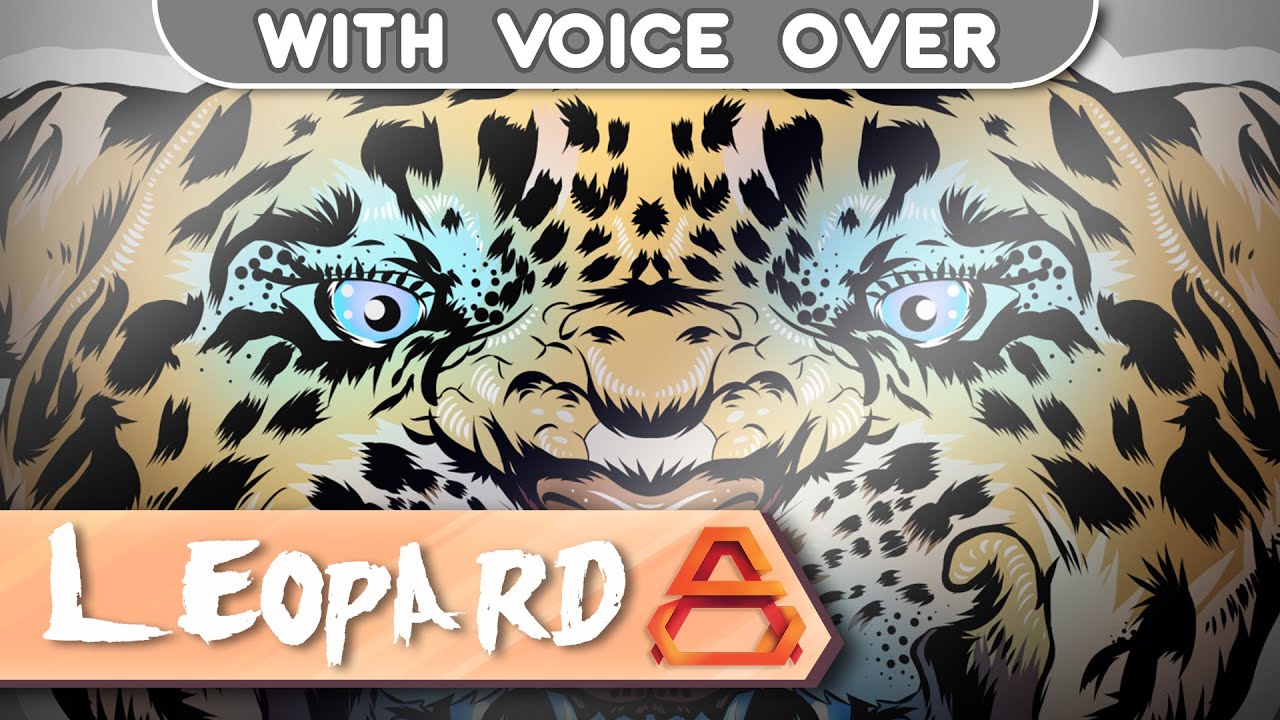 Leopard Speed Art - YouTube