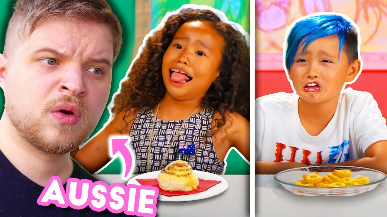 Aussie Reviews Americans Trying Australian Snacks - YouTube