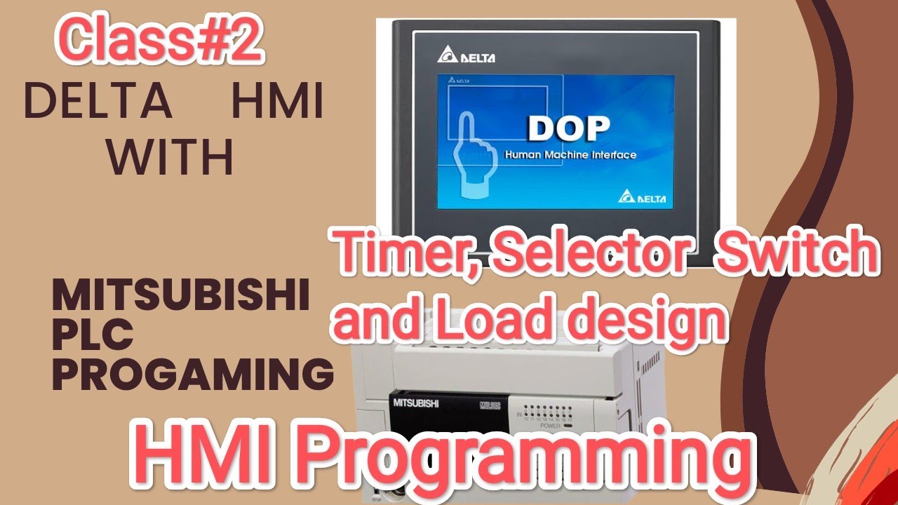 HMI Design Timer Selector Switch and Load।এইচ এমআই প্রোগ্রামিং টাইমার ...