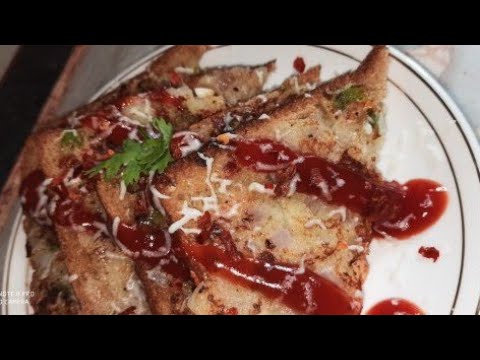 Semolina sandwich! healthy breakfast| Suji toast| Semolina veggie ...