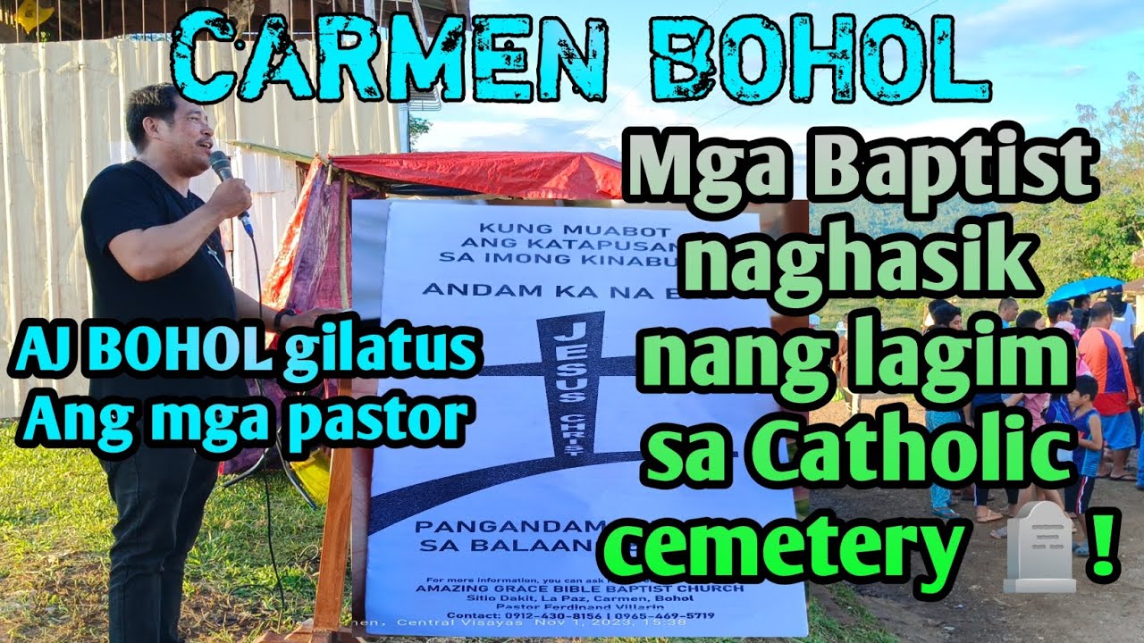VIRAL AJ BOHOL gipanglatus Ang mga Pastor nga nanghatag ug mga basahon ...