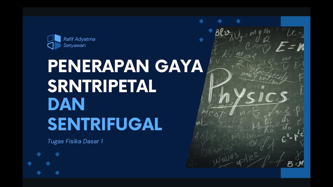 Menjelaskan Gaya Sentripetal dan Sentrifugal Pada Mesin Pengering ...