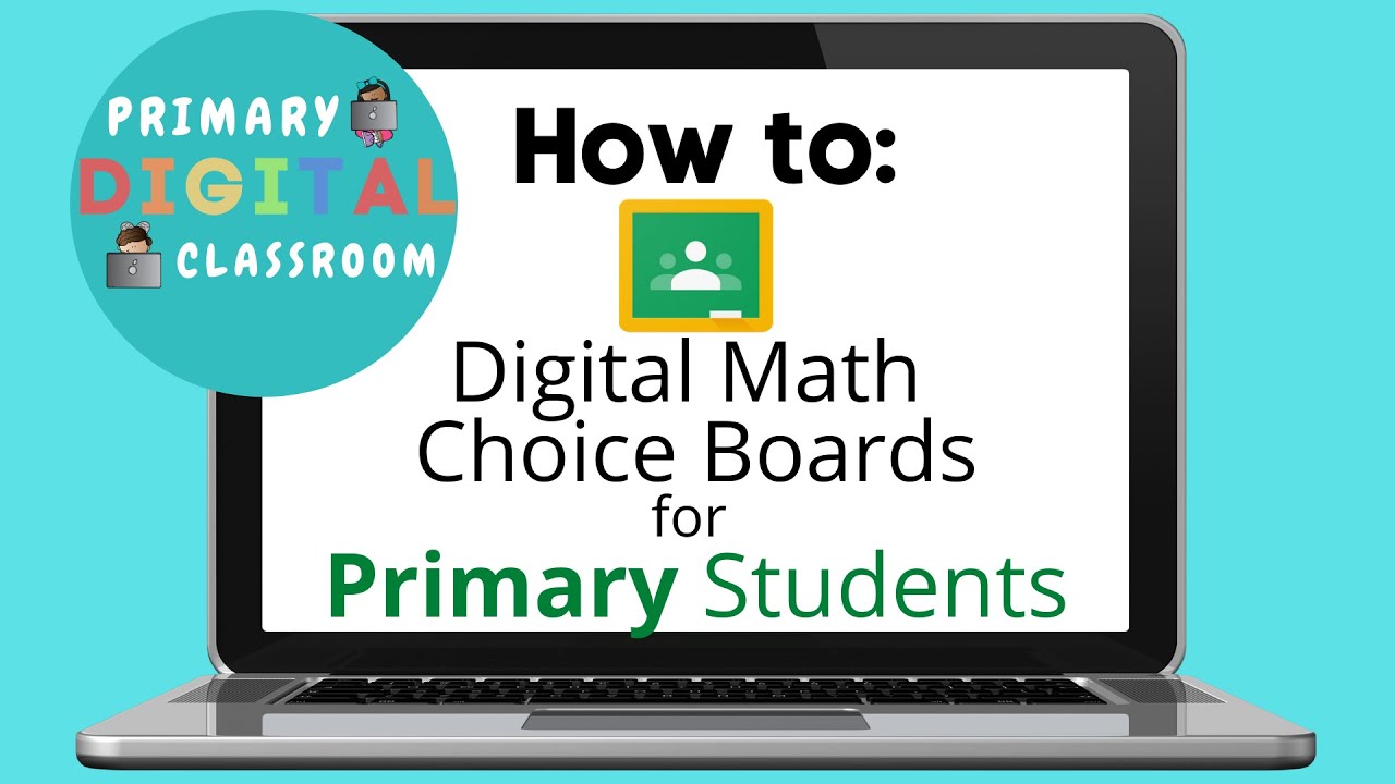 Math Choice Board Tutorial - YouTube