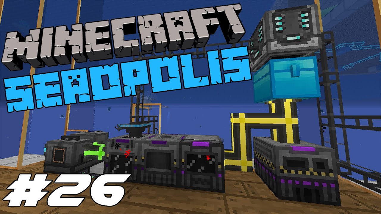 Minecraft Seaopolis Ep.26 Ore Tripling With Mekanism - YouTube