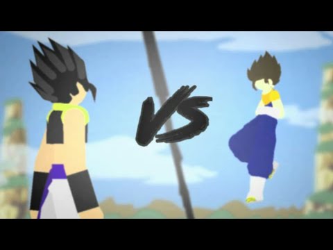 Gogeta(stick man) vs vegetto(pivot)- stick nodes - YouTube