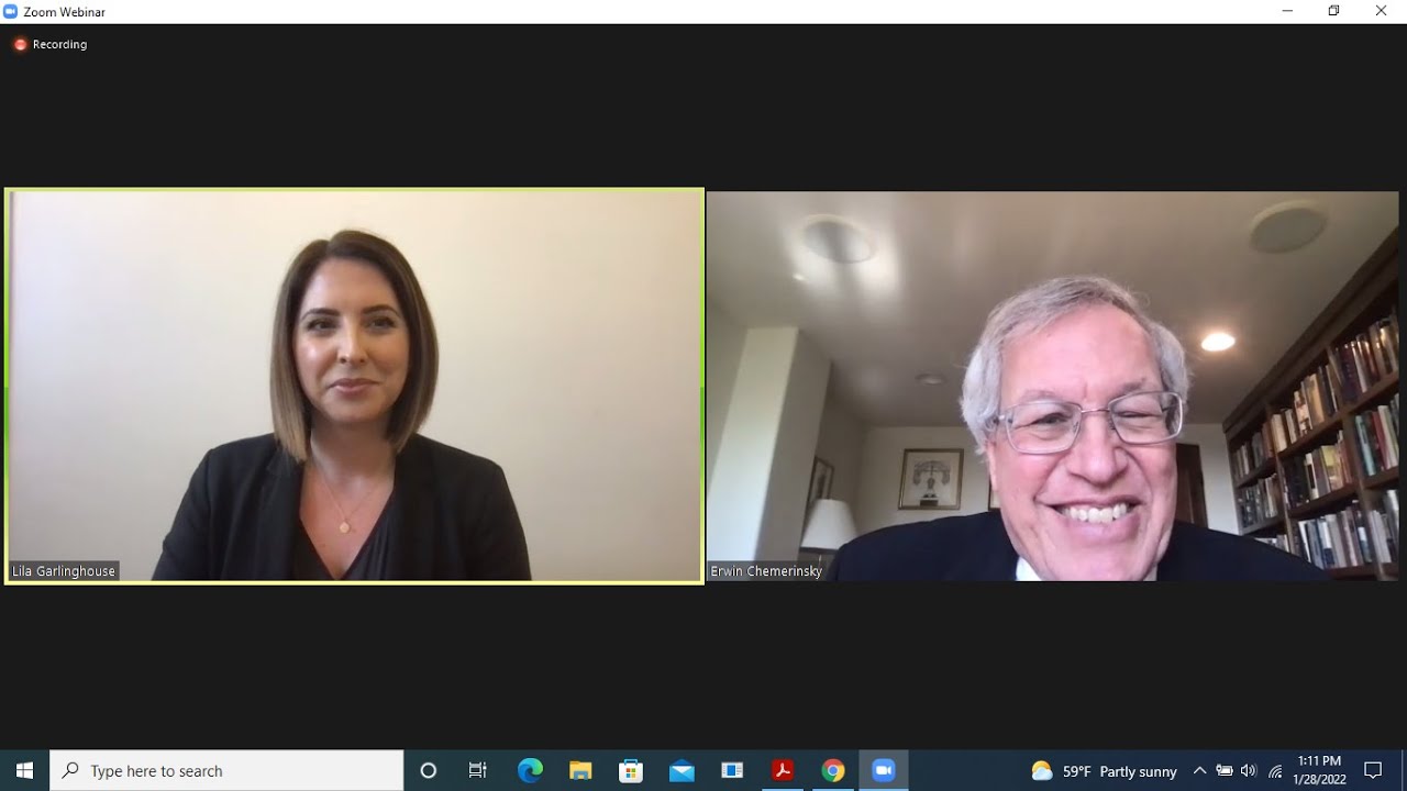 2022 Law Review Symposium: Keynote Address by Dean Erwin Chemerinsky ...