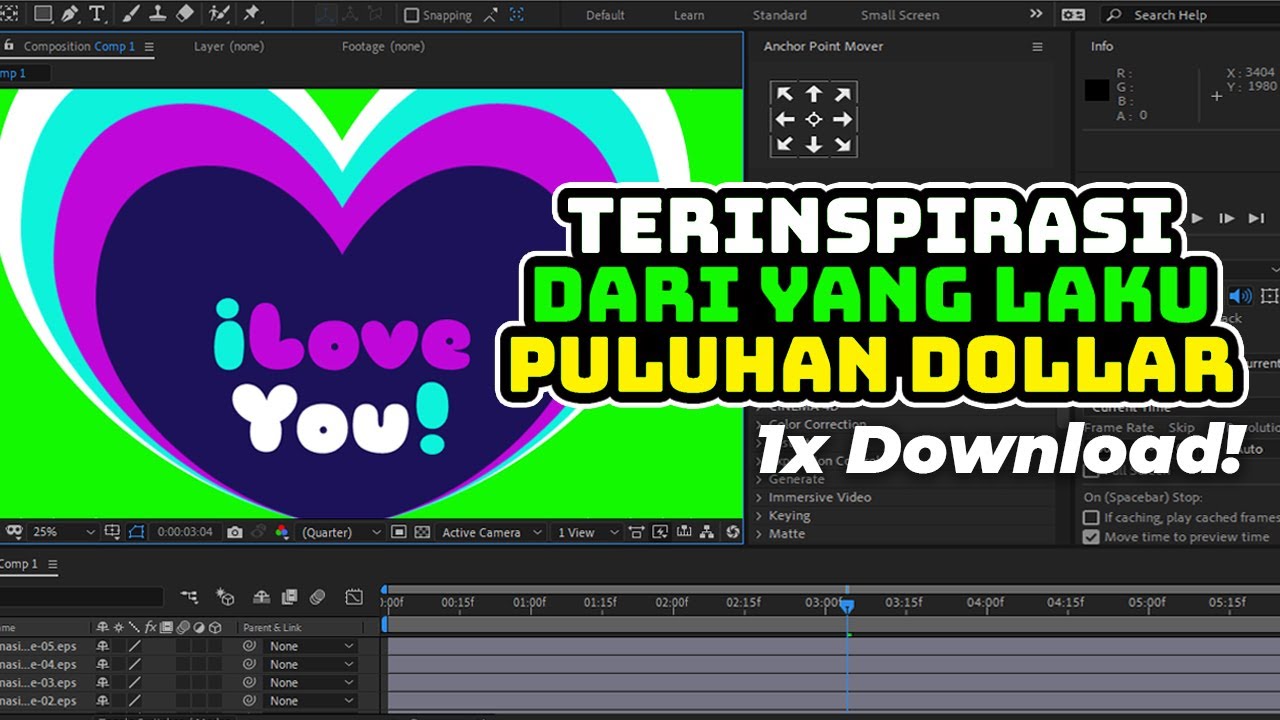 Tutorial After Effects CC 2019 untuk Shutterstock Contributor - Popup ...