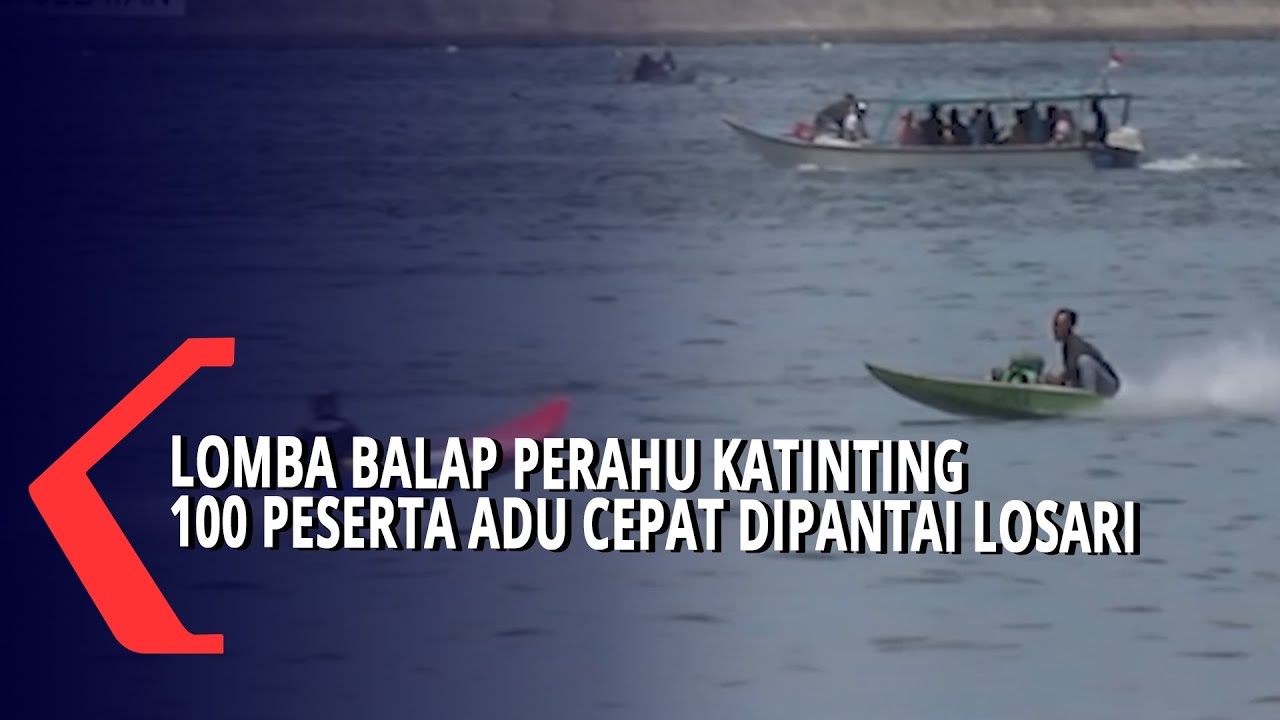 Lomba Balap Perahu Katinting, 100 Peserta Adu Cepat di Pantai Losari ...