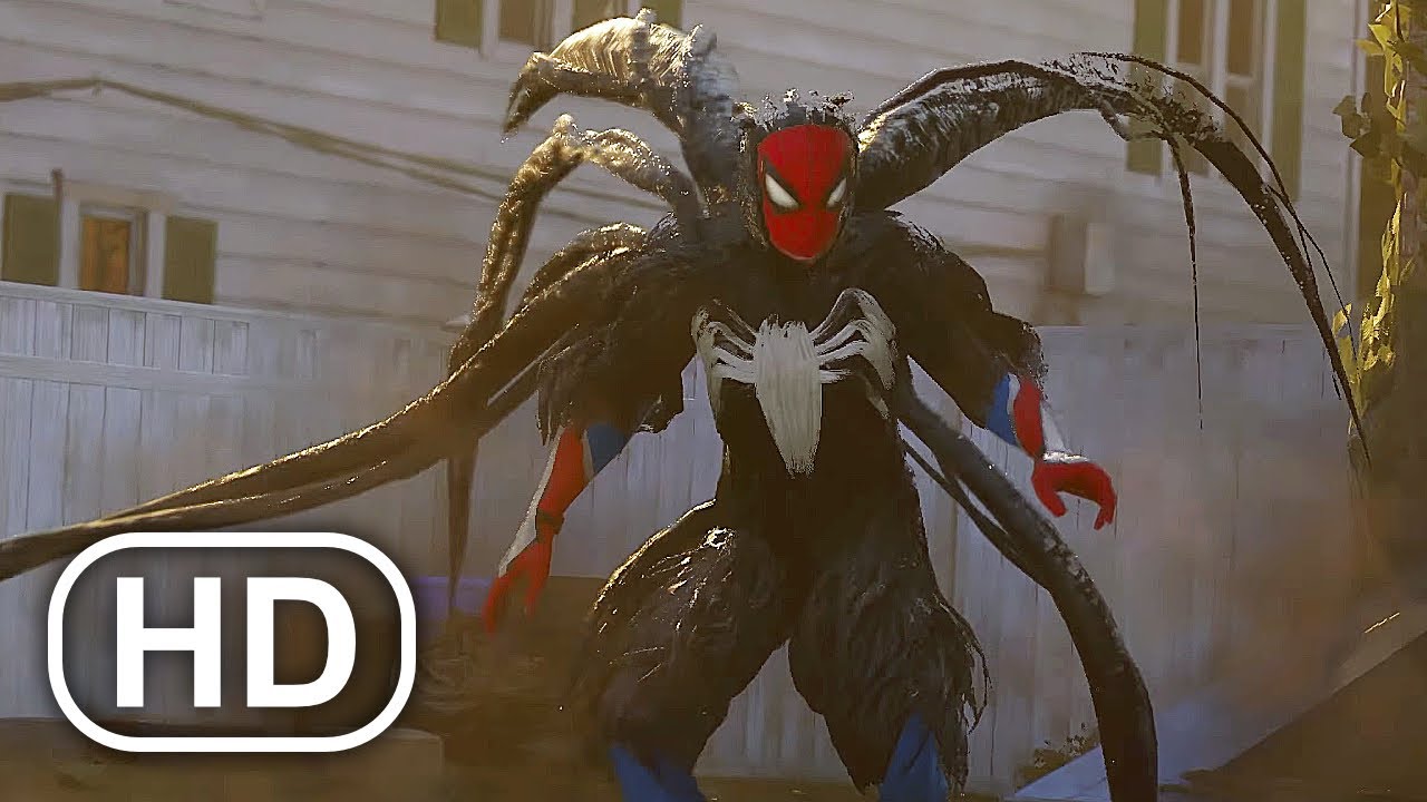 Spider-Man Black Suit Transformation Scene (2023) - Spider-Man 2 - YouTube