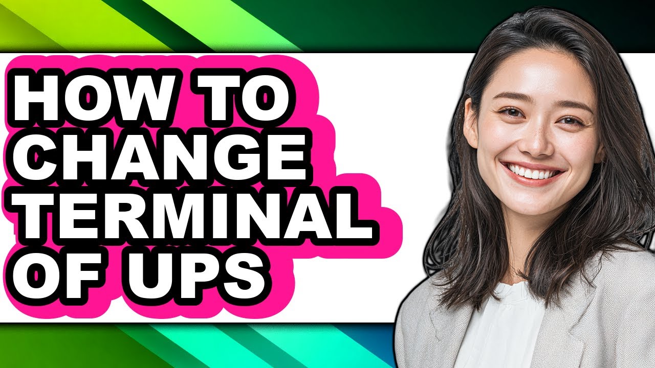 How to Change Terminal of Ups (only Way) - YouTube