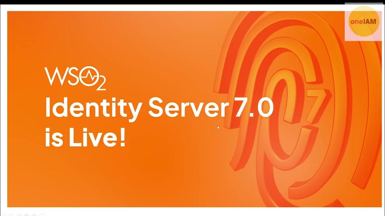 Introduction to WSO2 Identity Server 7.0.0 No-code / Low-code Visual ...
