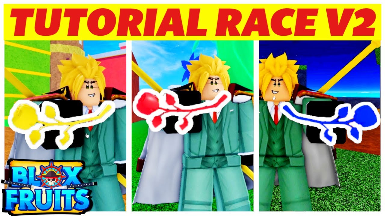 Tutorial Lokasi Bunga Upgrade Race V2 - Roblox Blox Fruits Indonesia ...