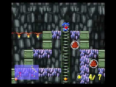 Power Lode Runner (SNES) Mountain Stage 6-10 / POWERロードランナー (SFC) やま ...