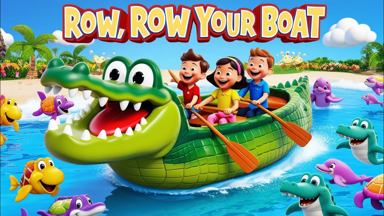 "🎶 Row Row Your Boat REMIXED! Dive into Fun-Filled Nursery Rhymes for ...