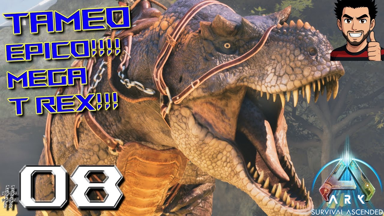 VUELVE LA CAM! MI MEJOR DIA EN ARK! TYRANOSAURUS MEGA REAL! ARK SURVIVAL ASCENDED GAMEPLAY ...