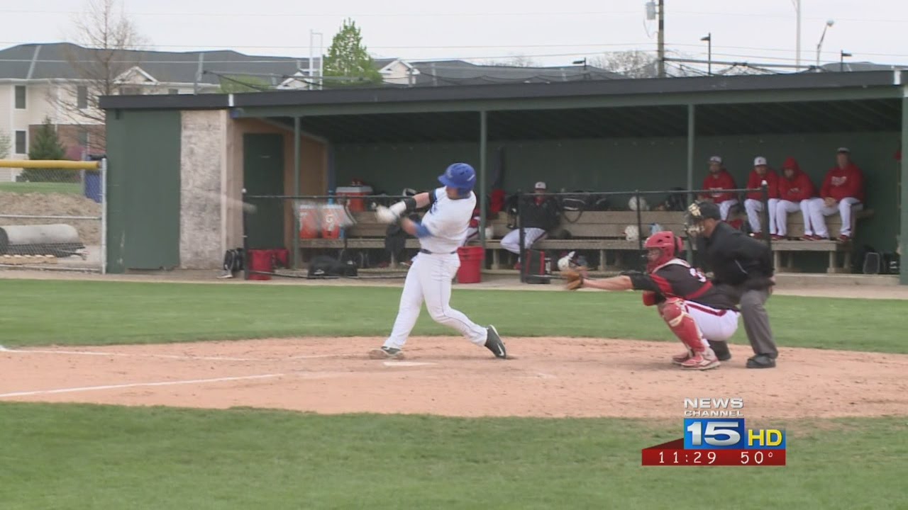 IPFW tops IU South Bend in college baseball on 4/27/16 - YouTube