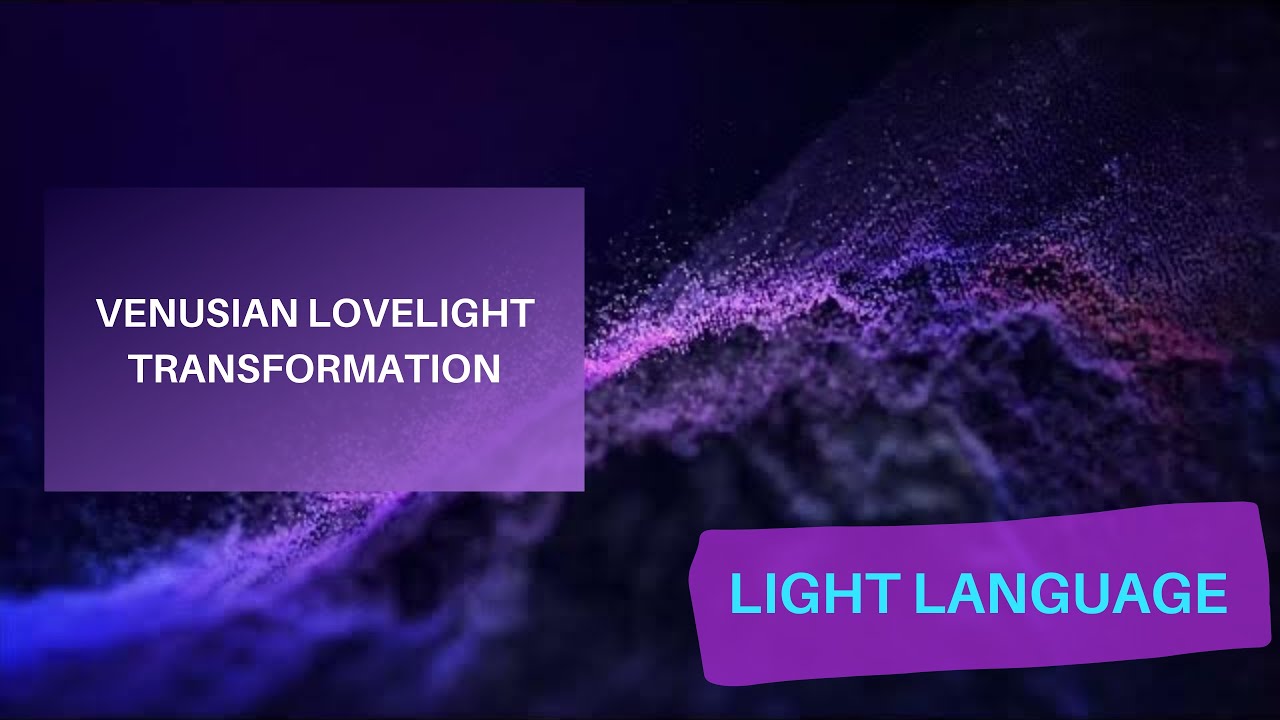 Venusian Lovelight Transformation - Light Language - YouTube