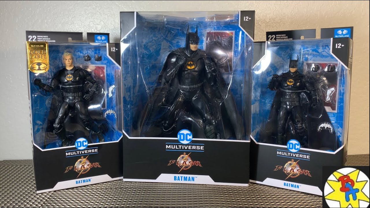 DC Multiverse Flash Movie Batman Michael Keaton Toy Haul Target ...