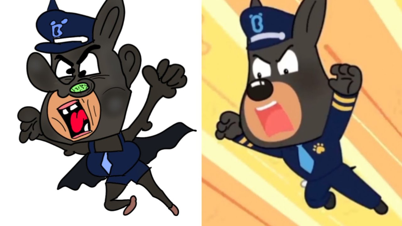 Sheriff Labrador - Don't Play With Ants - Drawing Meme | Sheriff ...