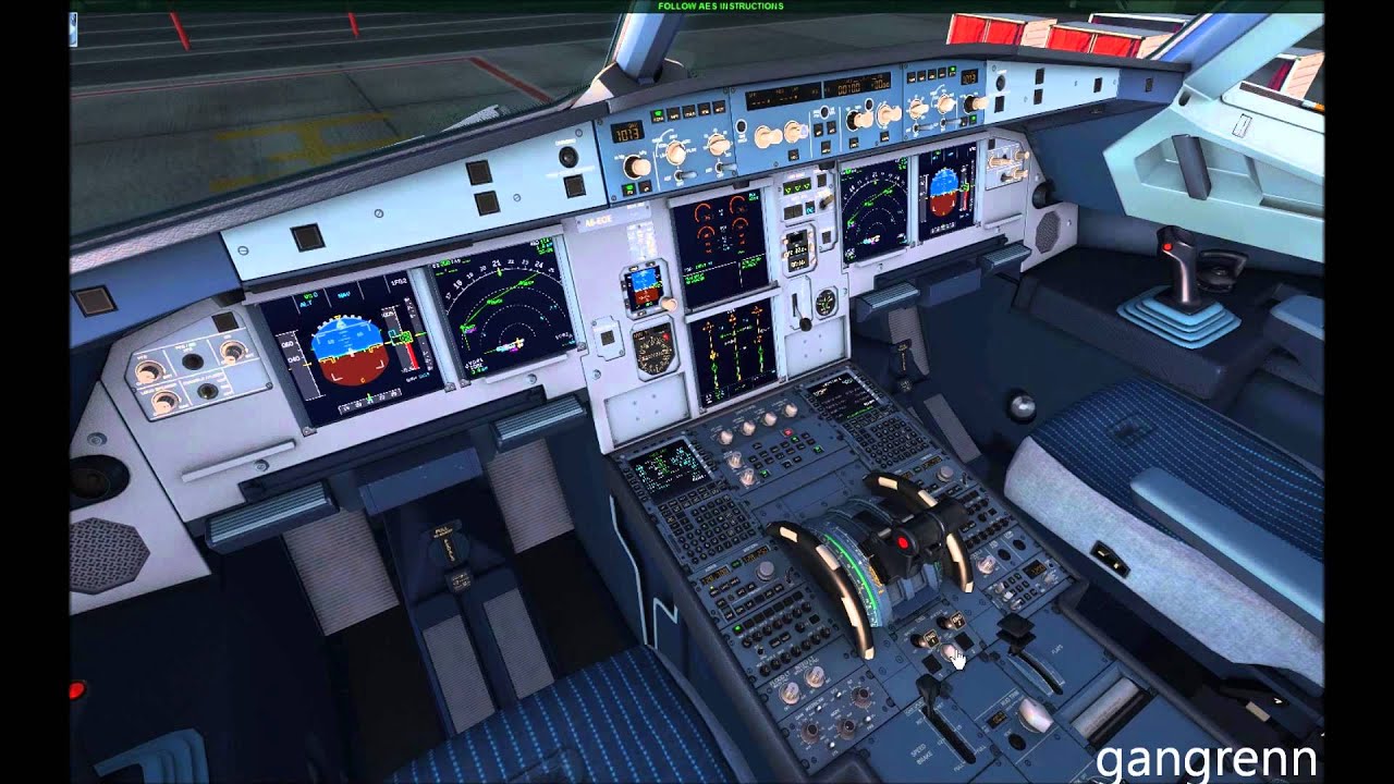 FSX - A321 (Airbus X Extended) - realistic Take off from Dubai - YouTube