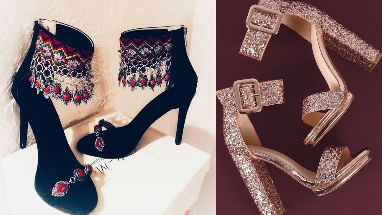 BEST DESIGNER IDEAS OF BEAUTIFUL EASY TRENDY HEEL SANDALS SLIPPERS ...