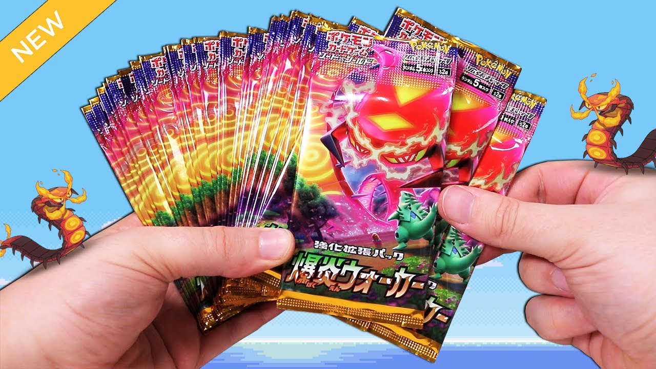 Opening a Pokemon Explosive Walker Booster Box! **NEW** - YouTube