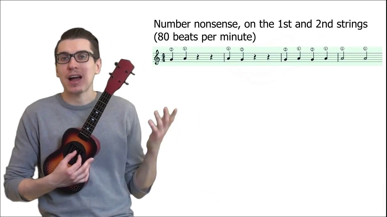 Unique Ukulele Lessons - Chapter 2 - Lesson 7 - Practice 1 on the 4th ...