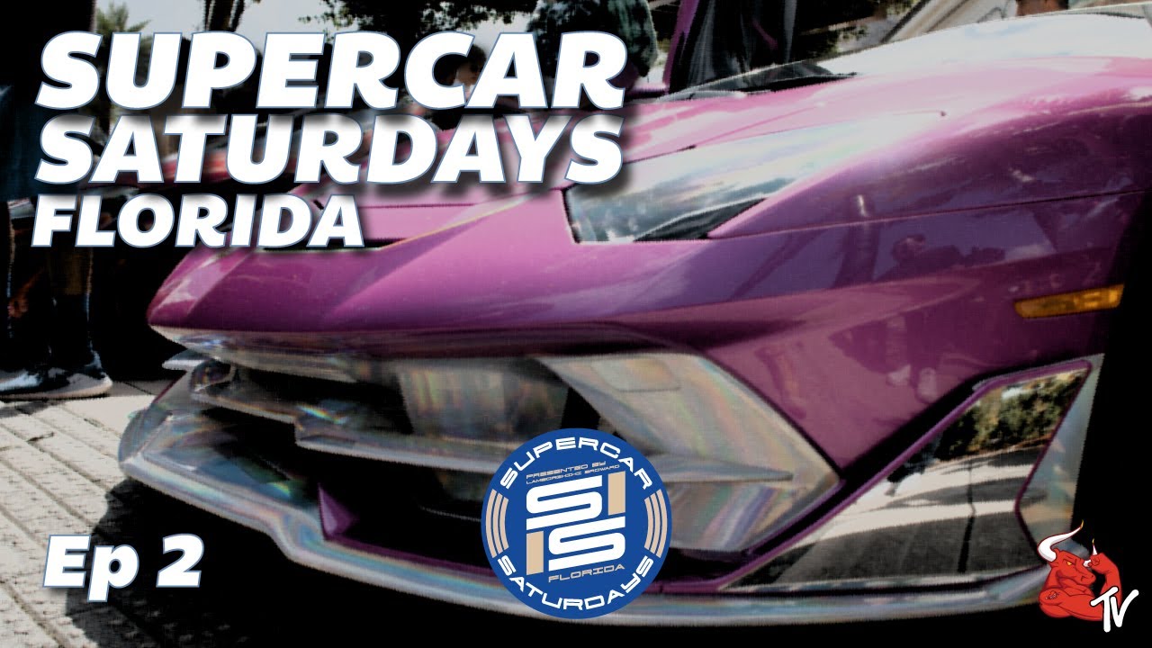 Supercar Saturdays Florida held on the second Saturday of every month ...