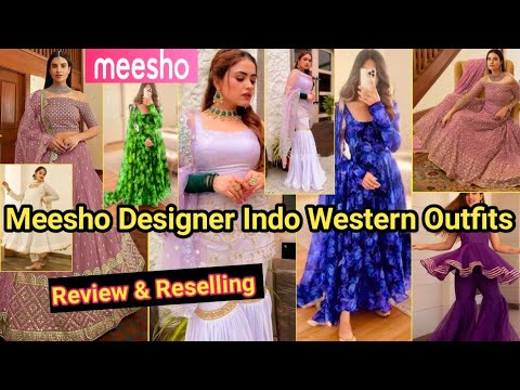 Meesho Haul | Meesho Celebrity Style Designer Dress/Gown/Lehnga Haul🧚‍♀ ...