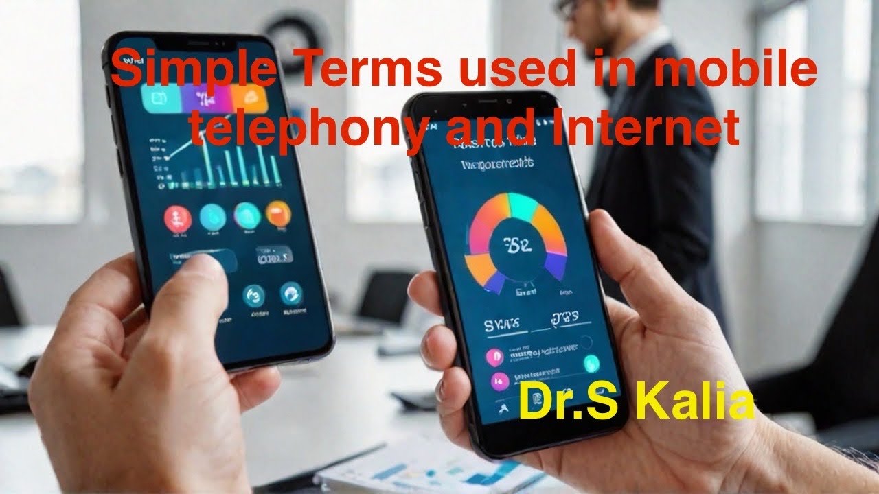 Simple terms used in mobile Telephony and Internet - YouTube