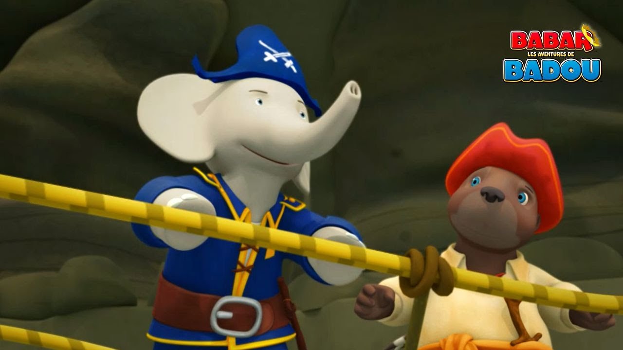 Horville le pirate ⚓ Babar, les aventures de Badou | 45' Compilation ...