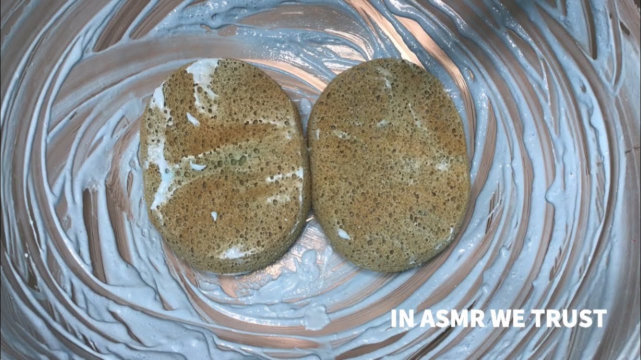 ASMR 8-minute Sponge Squeezing - YouTube